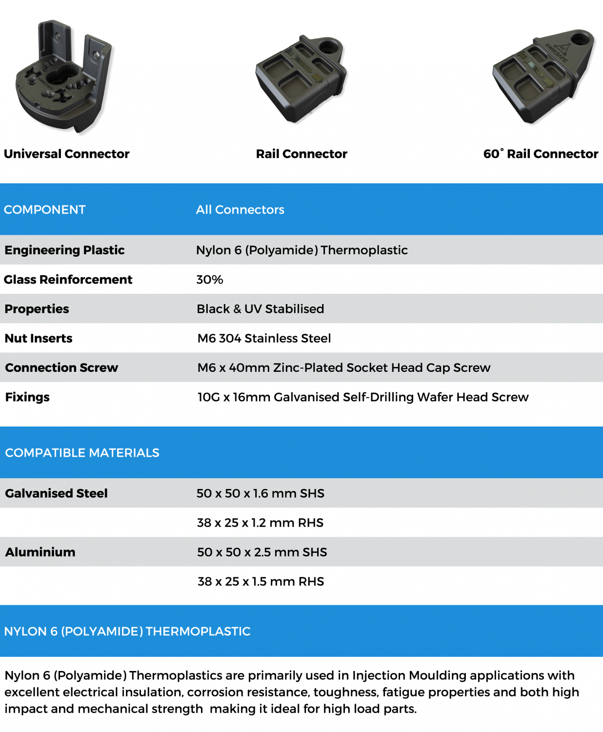 Technical Specifications - Kwiktech