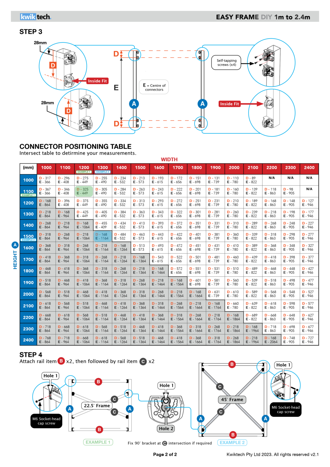 EasyFrame - Kwiktech