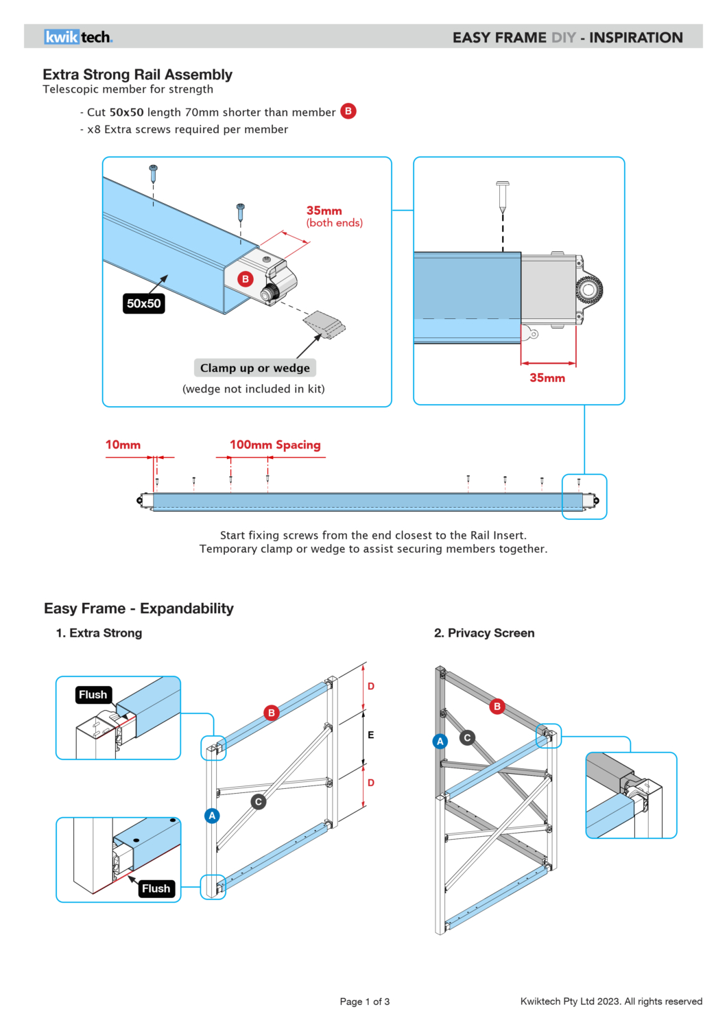 EasyFrame - Kwiktech