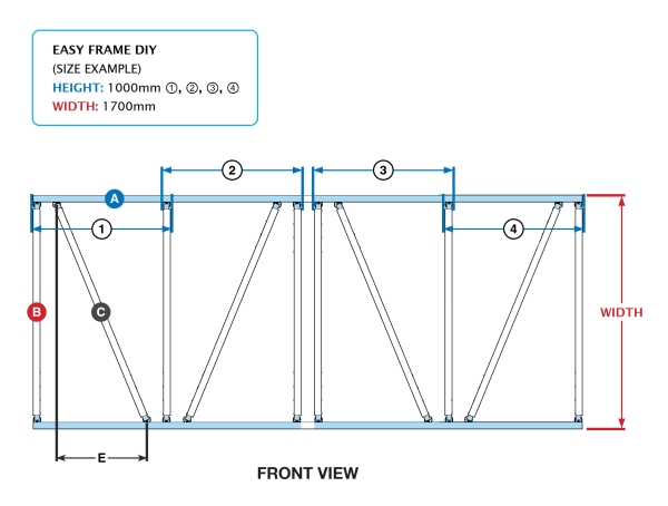 Easy Frame DIY Kit - Kwiktech